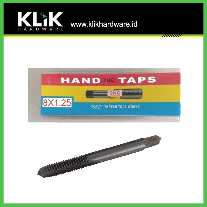 Jual SKC Mata Tap M8 x 1.25 - Hand Tap 8 x 1.25 isi 3 Pcs | Shopee Indonesia