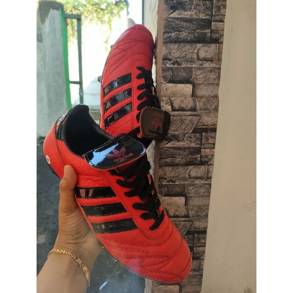 Jual Sepatu sepak bola kulit warna Merah fuulbesi Ter baru bahan kulit ...
