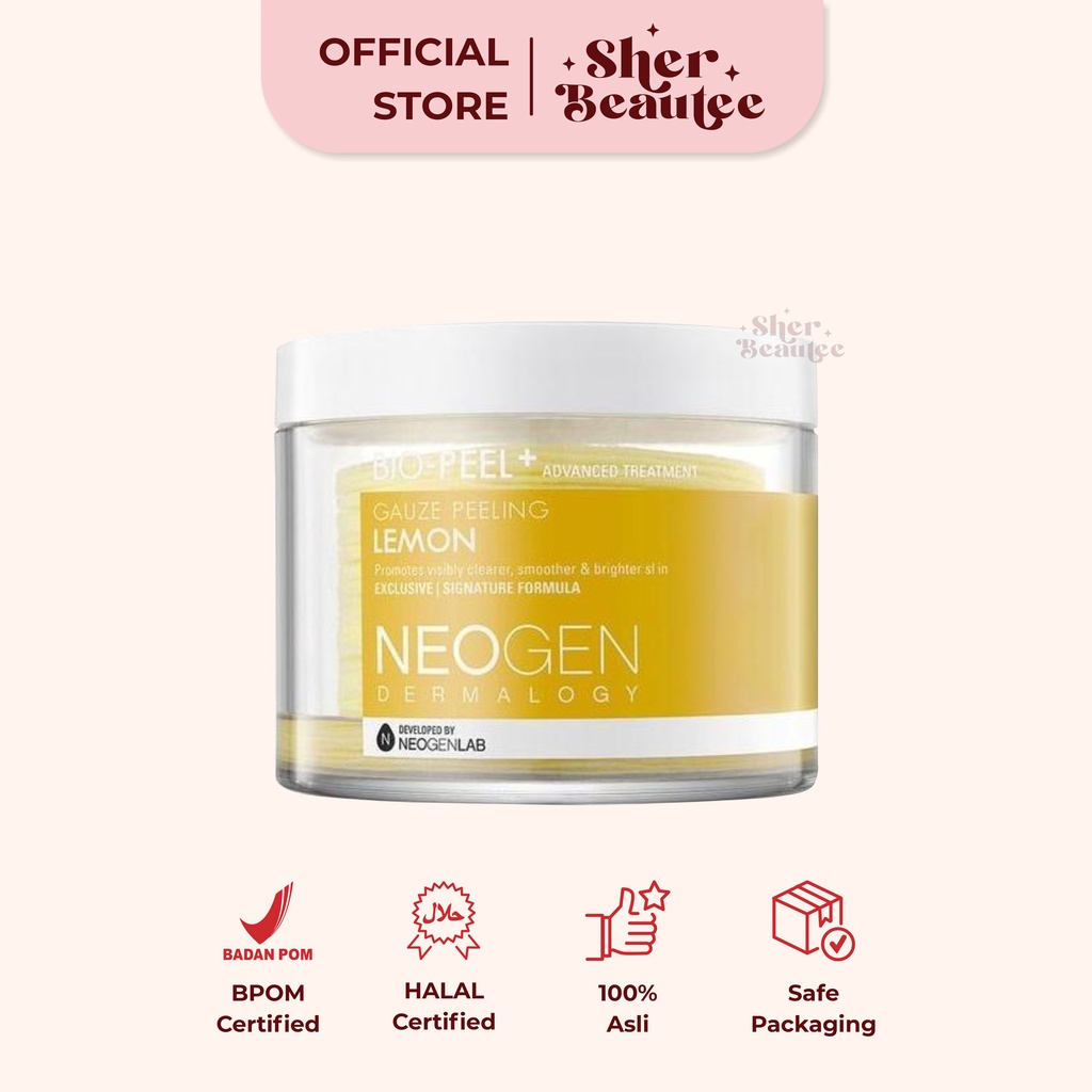 Jual Neogen Dermalogy Bio Peel Gauze Peeling Lemon 5 | 10 | 18 | 30 Pads | Shopee Indonesia