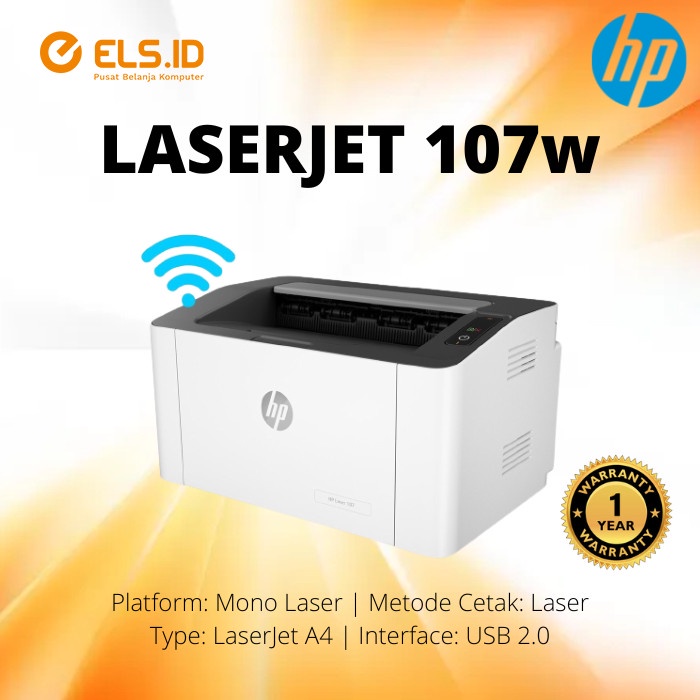Jual Printer HP Laser Jet 107W - Fast Printing | Shopee Indonesia
