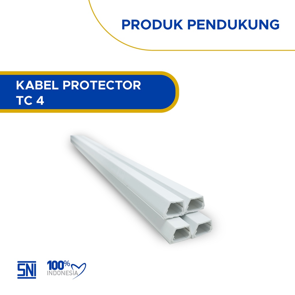 Jual Pipa Kabel Duct TC4 1 Meter - Kabel Protektor Duct | Shopee Indonesia