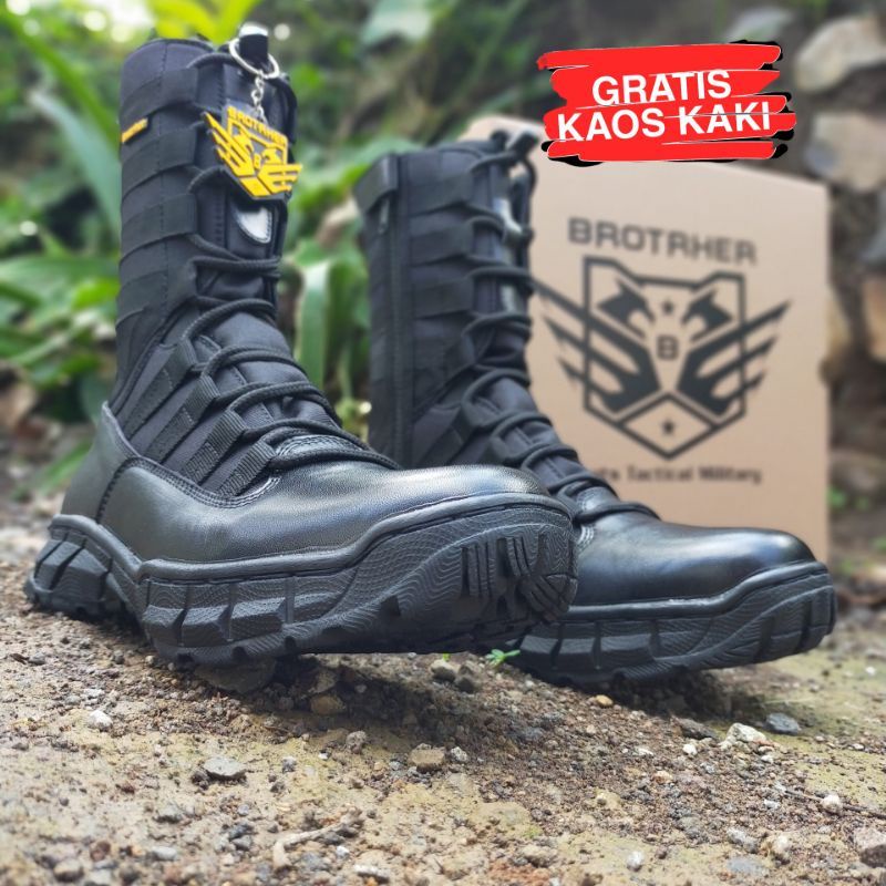 Jual Sepatu Pdl Ninja Kulit Sapi Asli Berkualitas Merk BROTRHER Untuk ...