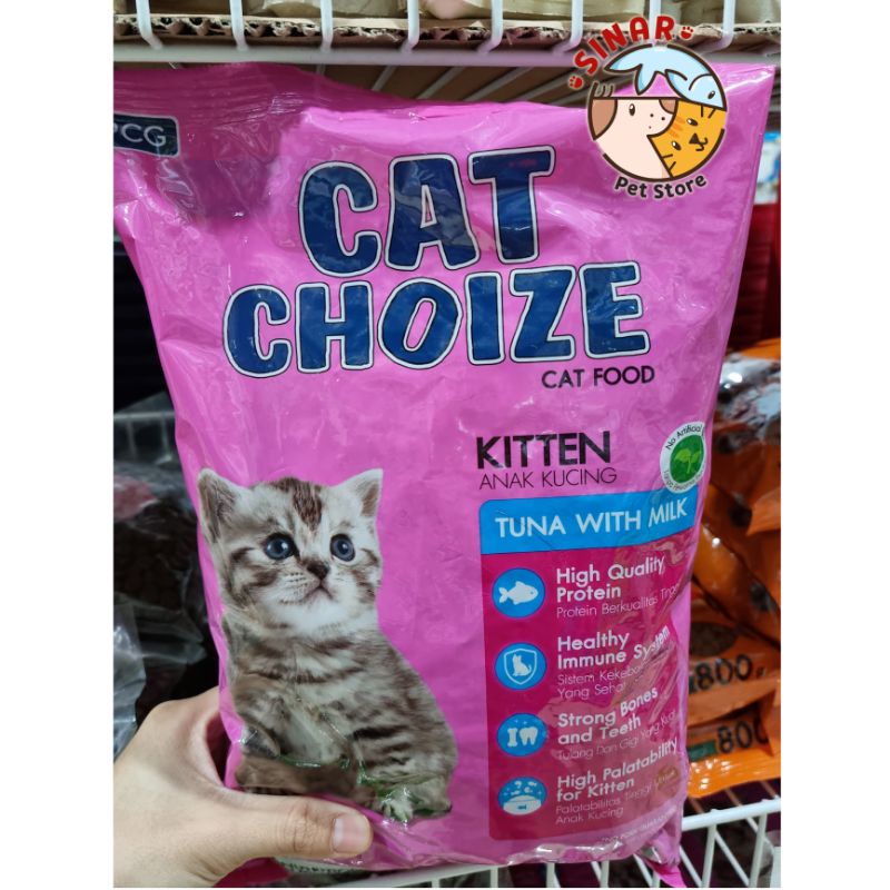 Jual Cat Choize Kitten Tuna 1KG /Makanan Anak Kucing/Cat Food | Shopee ...