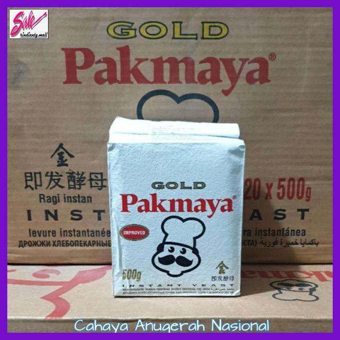 Jual Giragi- Ragi Pakmaya Gold 500 Gram -Makanan-Minuman. | Shopee ...