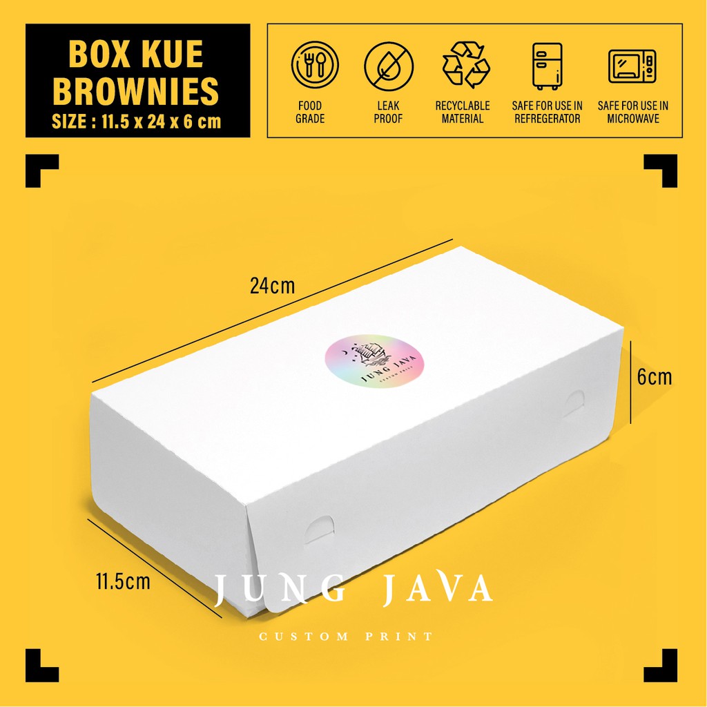 Jual Jung Java Box Makanan Uk 11.5 X 24 X 6 Cm | Shopee Indonesia