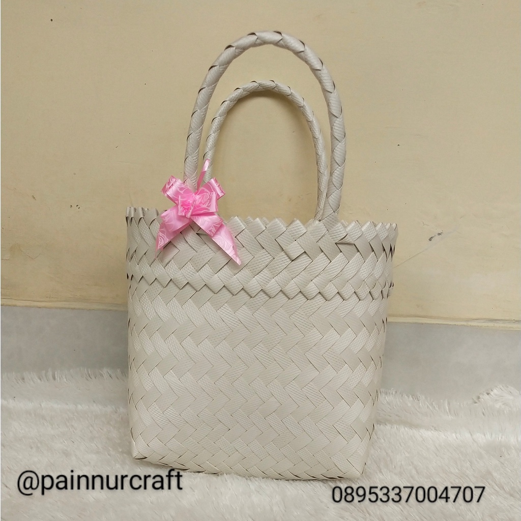 Jual Tas Anyam Hampers CEKLY SUPER GEMES/ Hampers Mini/ Tas Anyam/ Tas ...