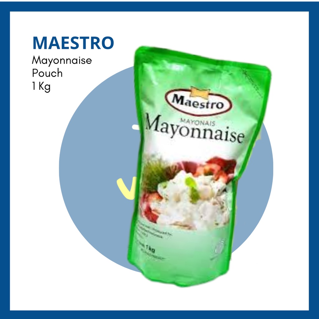 Jual MAESTRO MAYONAISE SAUCE POUCH 1KG | Shopee Indonesia