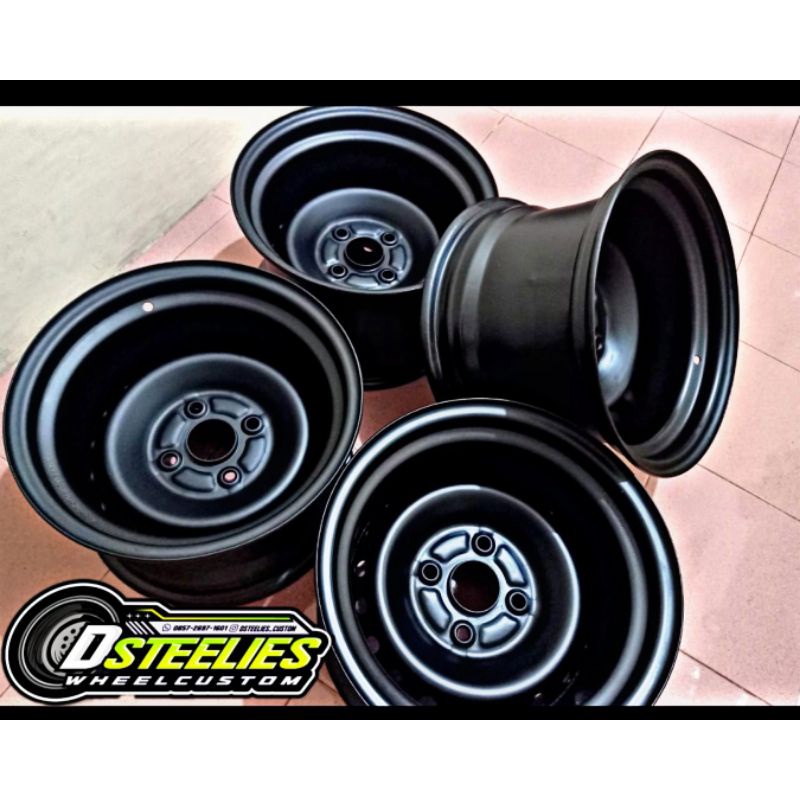 Jual velg kaleng celong R14 PCD 4x100 atau 4x114 | Shopee Indonesia