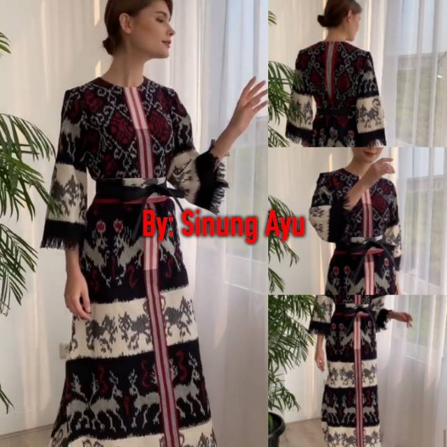 Jual GAMIS TENUN ETNIK JEPARA MOTIF SUMBA | Shopee Indonesia