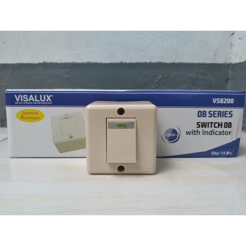 Jual Visalux OB Saklar engkel/ OB Saklar Seri/OBSaklar Stop Kontak/OBStop Kontak + Saklar Lampu ...