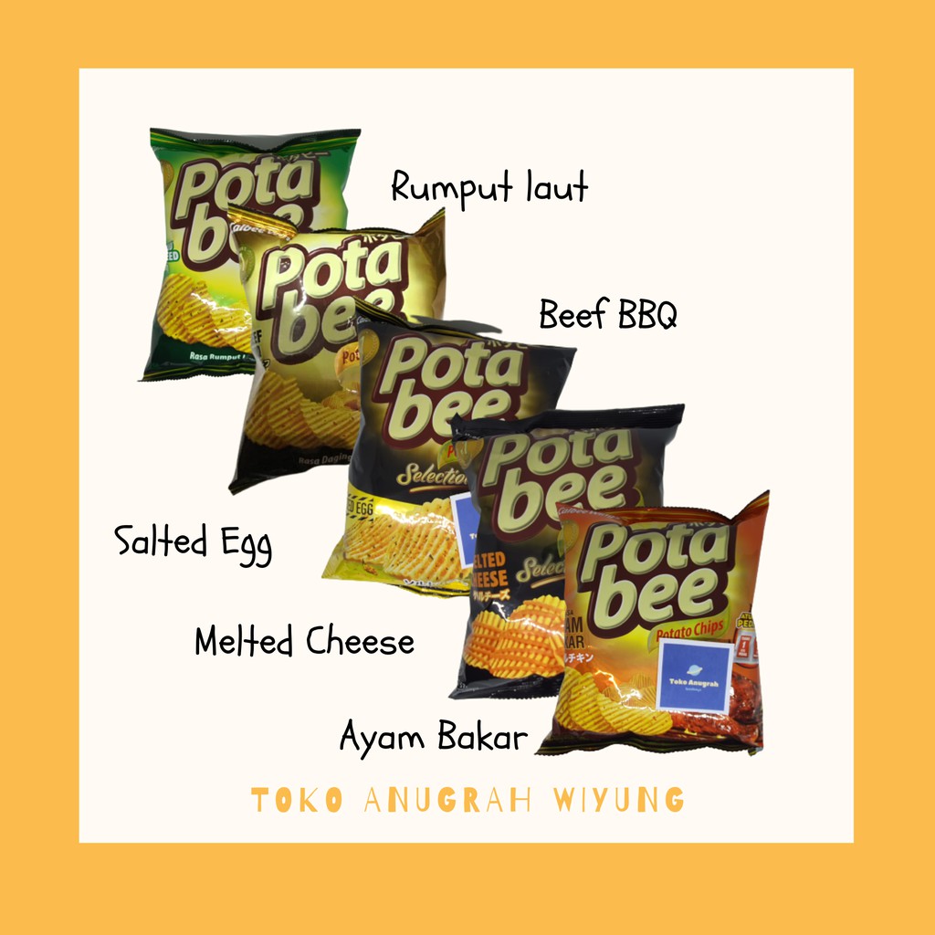 Jual POTABEE POTATO CHIPS (ANEKA RASA) | Shopee Indonesia