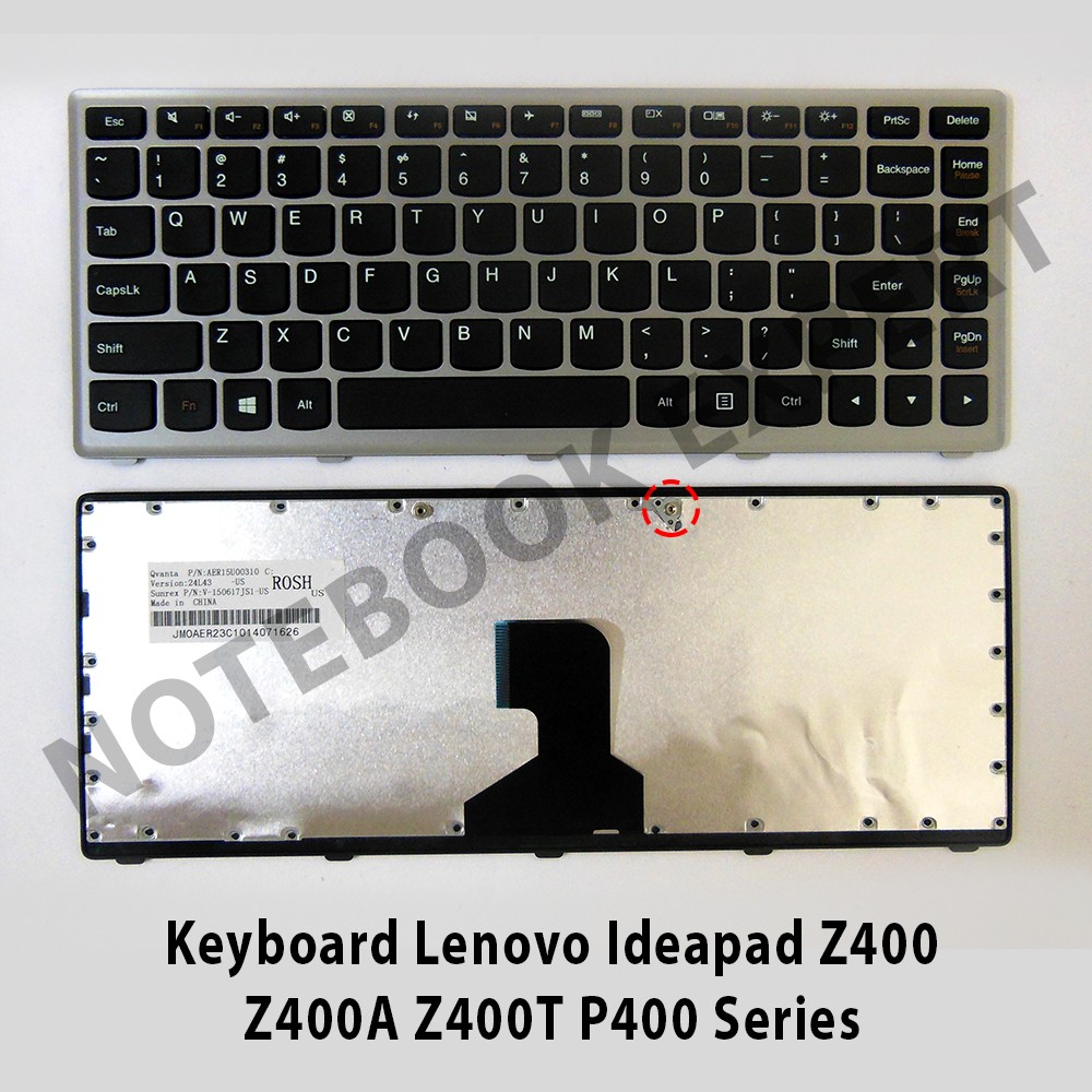 Jual Keyboard Lenovo Ideapad Z400 Z400A Z400T P400 Series | Shopee ...