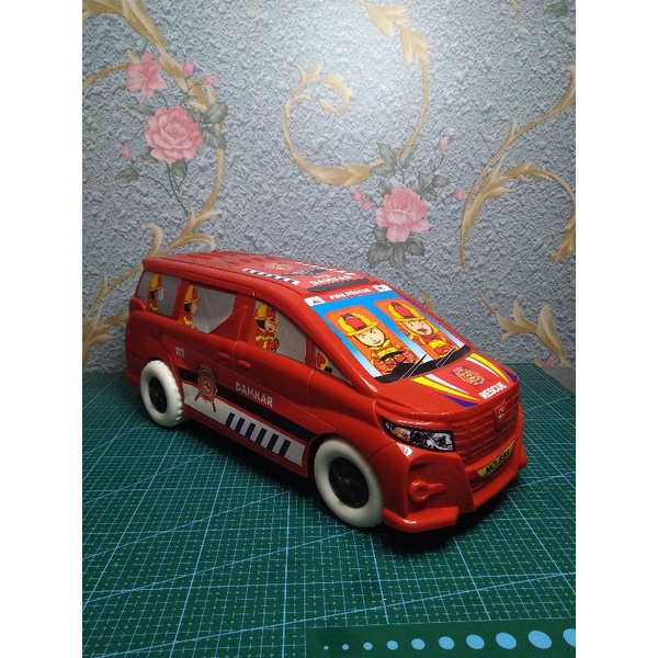 Jual mainan anak Mobil-mobilan Alphard Damkar bahan plastik ukuran ...