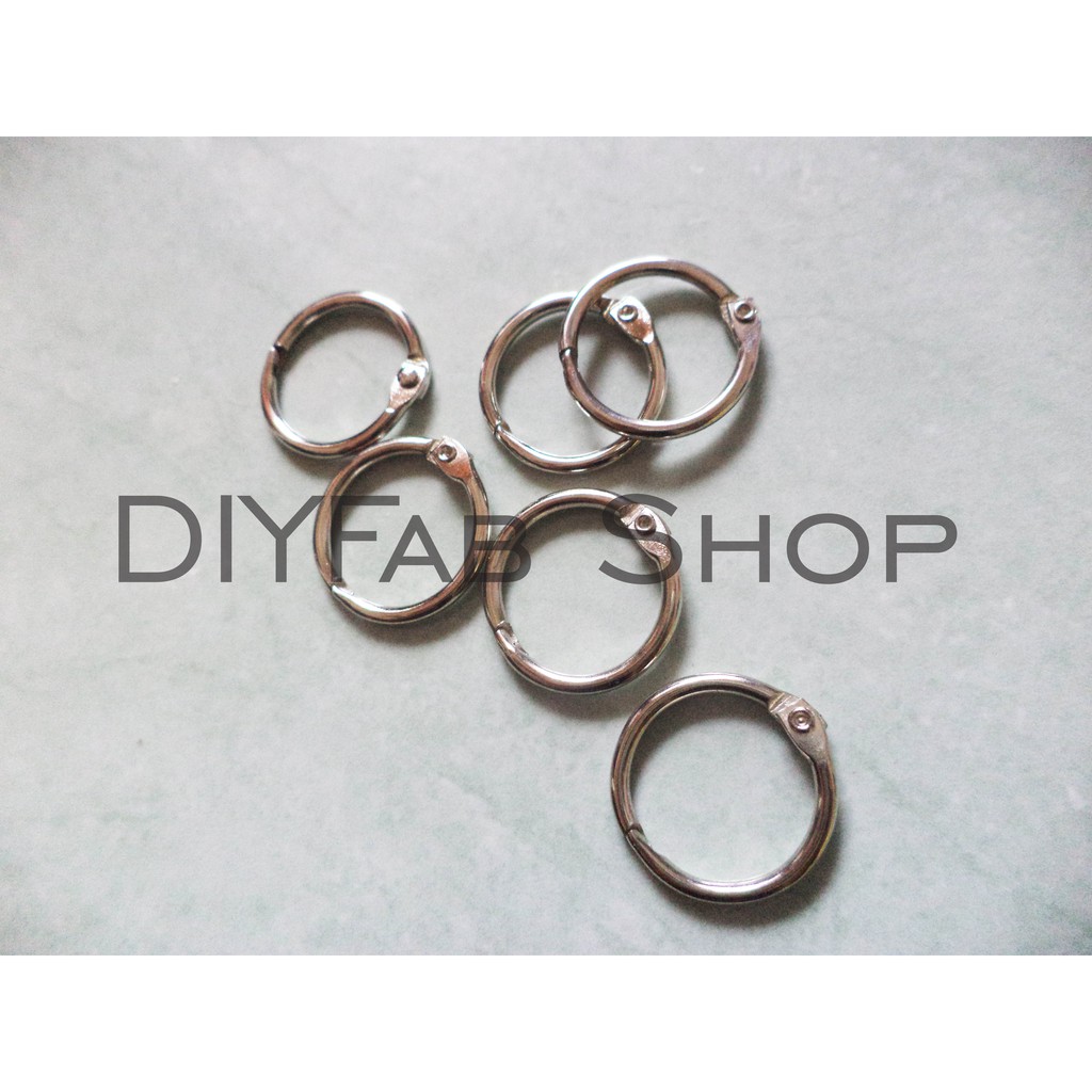 Jual 1pcs Ring Binder Besi DIY untuk buku / sketchbook / scrapbook ...