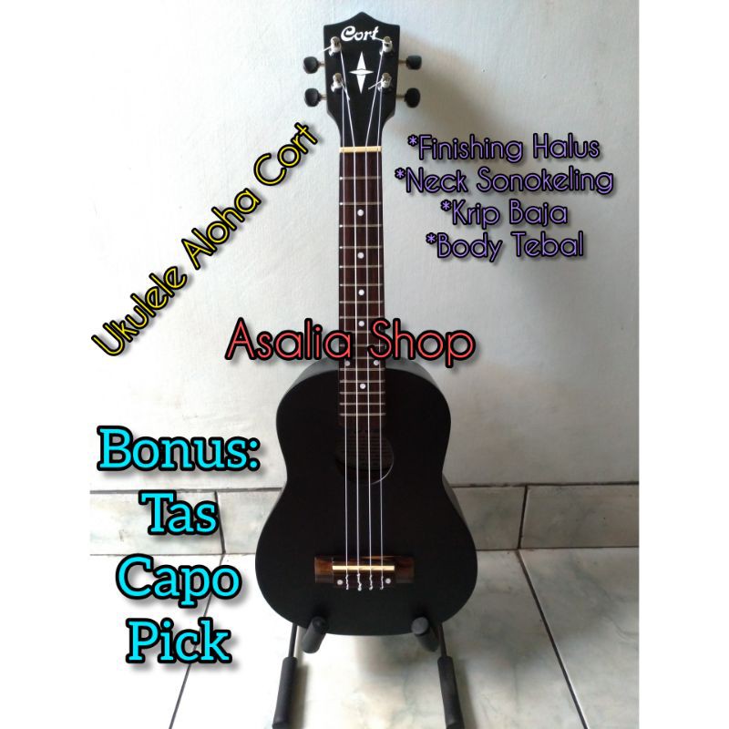 Jual Gitar Ukulele Aloha Concert senar 4 body tebal - Ukulele - Aloha ...
