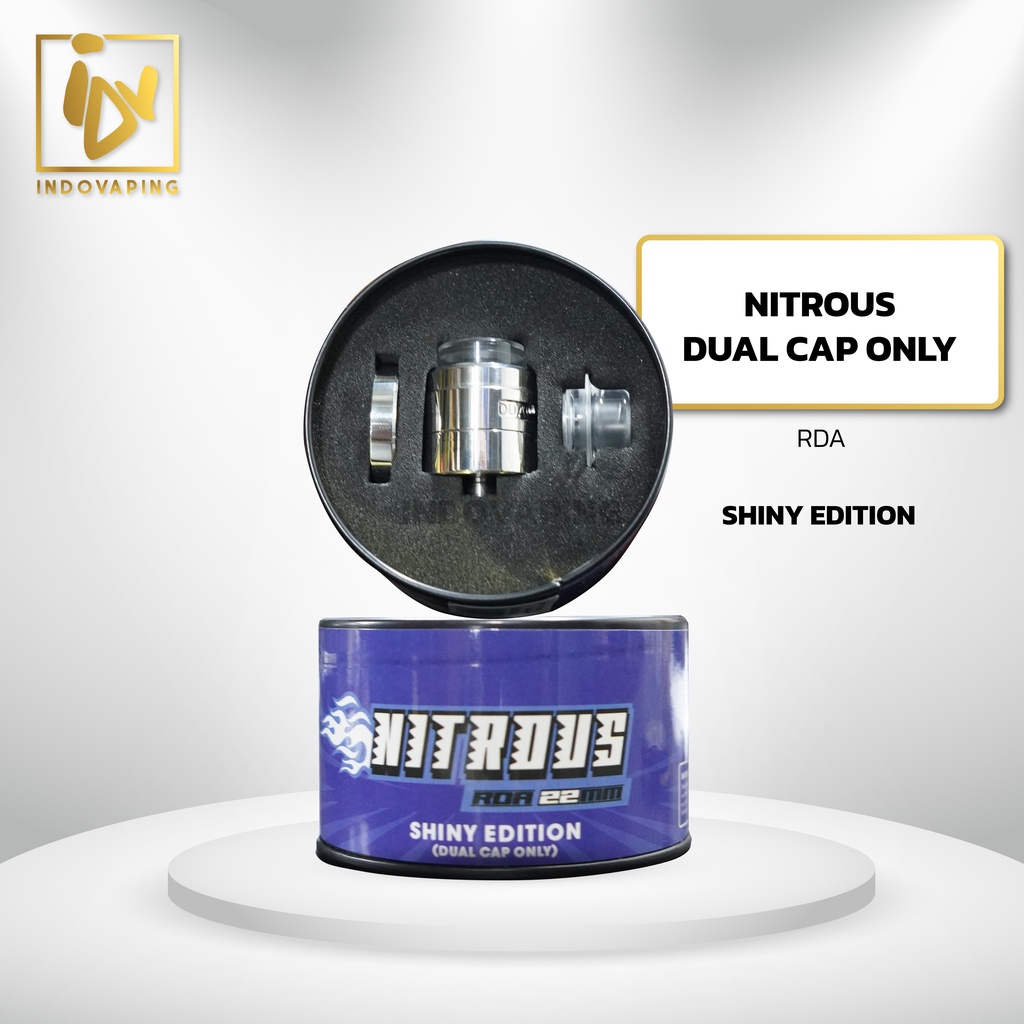 Jual RDA Vapor Vape - Nitrous RDA 22mm Dual Cap Only Authentic | Shopee ...