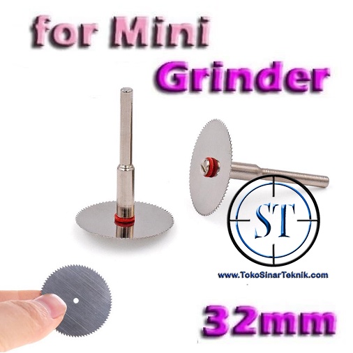 Jual Mata Gergaji Potong Mini 32mm untuk Potong kayu Bor Mini Gerinda ...