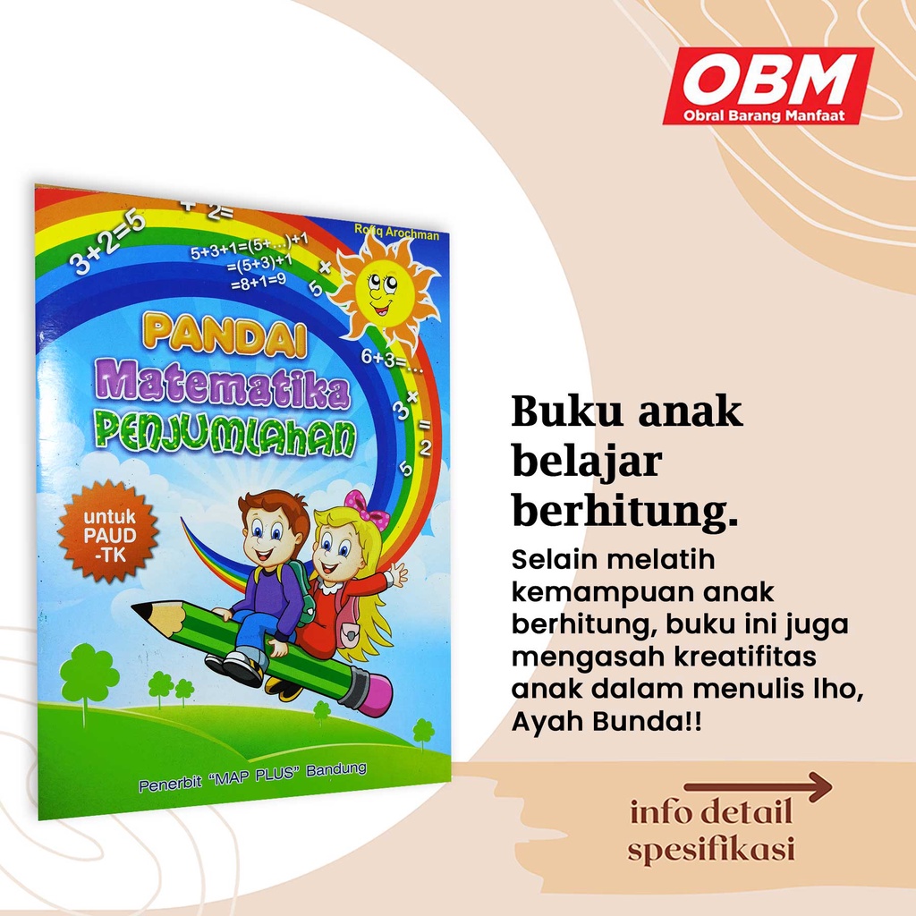 Jual BUKU ANAK - PANDAI MATEMATIKA PENJUMLAHAN | Shopee Indonesia Jual BUKU ANAK - PANDAI MATEMATIKA PENJUMLAHAN | Shopee Indonesia