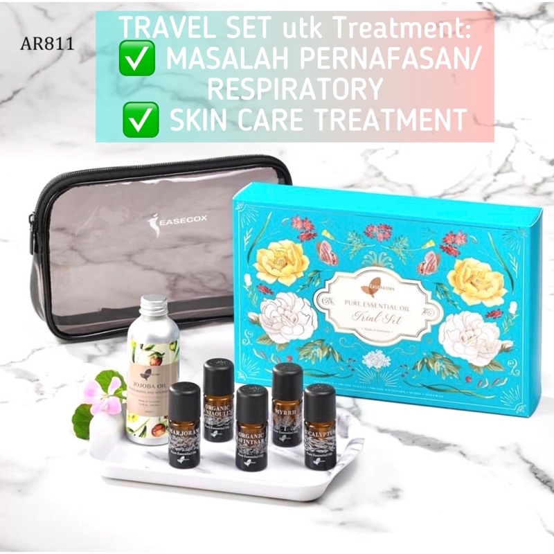 Jual EASECOX EASEAROMA NEW TRIAL/TRAVEL SET OIL [AR811/AR812] EUCALYTUS ...
