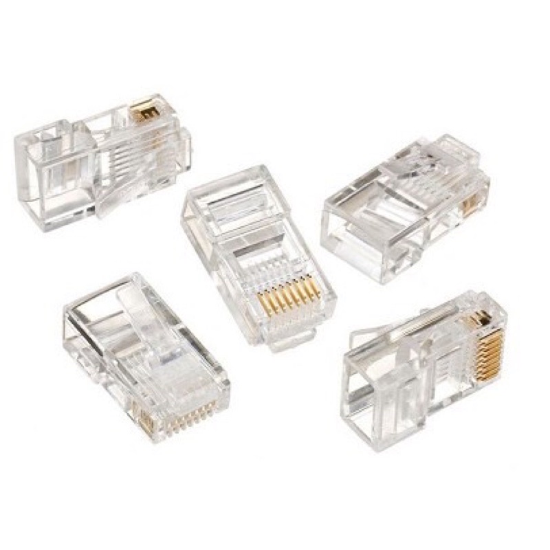 Jual Konektor RJ 45 Kabel Lan Internet 8 Pin | Shopee Indonesia