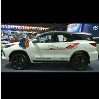 Jual stiker mobil cutting striping fortuner premium quality | Shopee ...