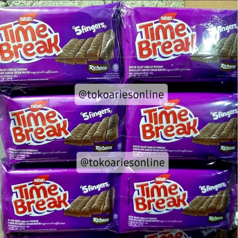 Jual Nabati Time Break Coklat isi 20 pcs | Shopee Indonesia