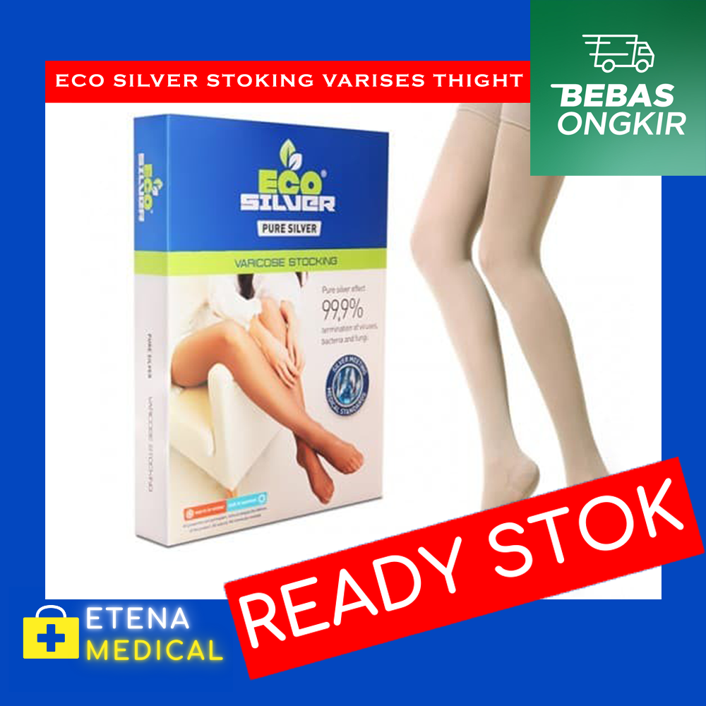 Jual ECO SILVER STOCKING VARISES paha sampai tumit | Shopee Indonesia