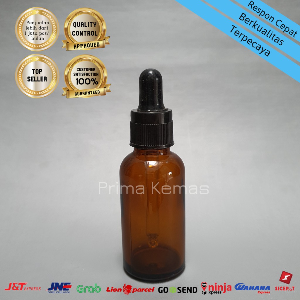 Jual Botol kaca pipet 30 ml - botol kaca serum/ tetes - Botol Kaca ...