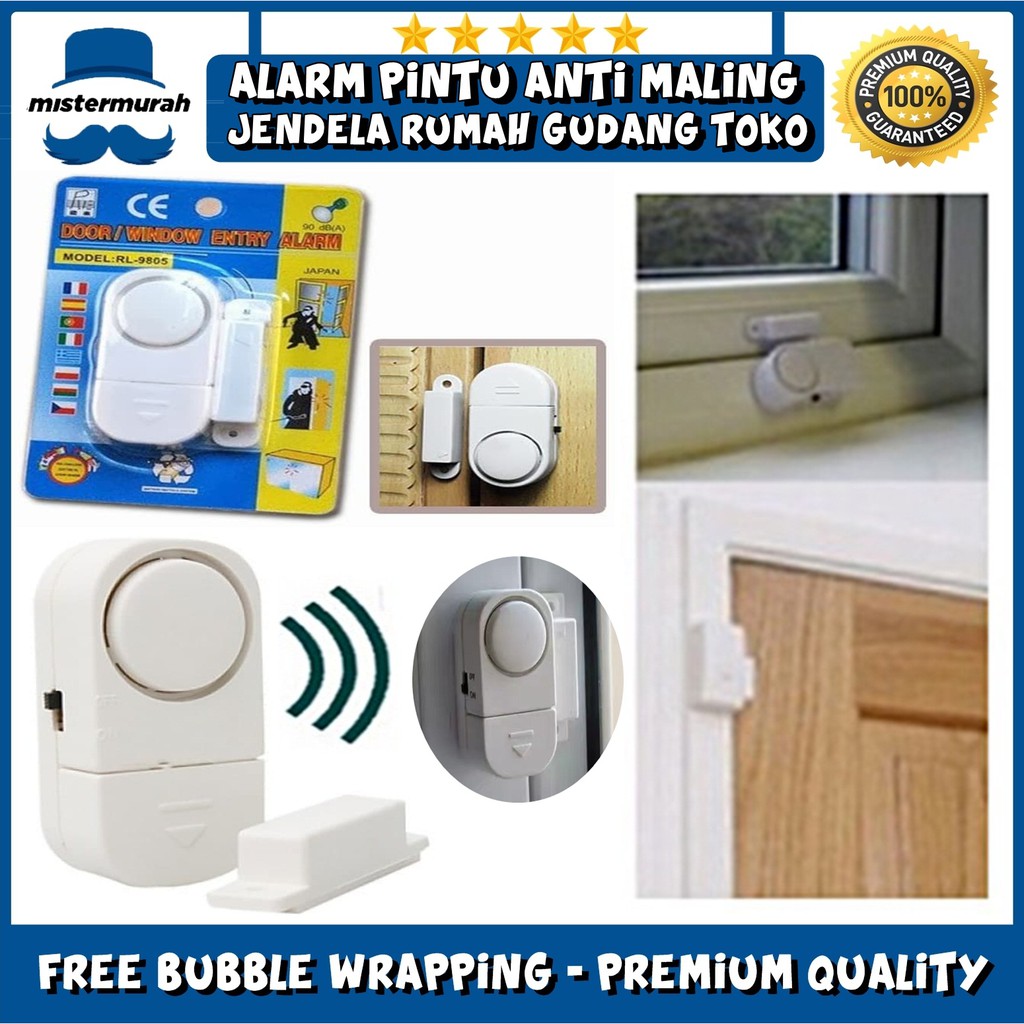 Jual ALARM PINTU ANTI MALING PENCURI JENDELA KACA SENSOR RUMAH TOKO ...