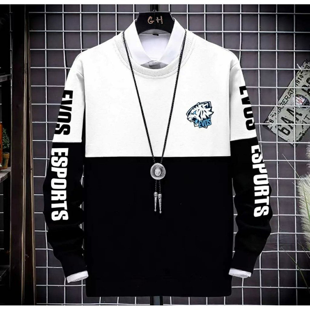 Jual baju esport evos | switer cowok motif murah kekinian 2021 XL baju ...