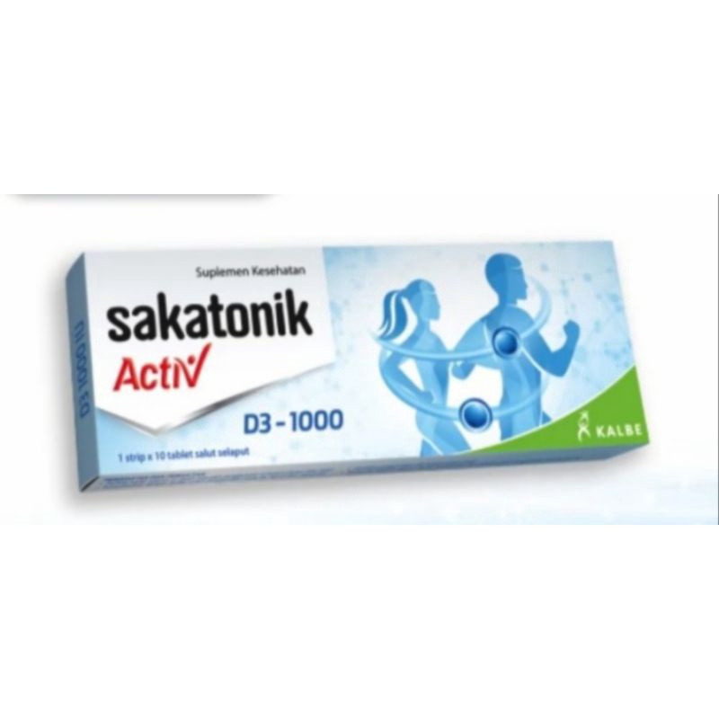 Jual Sakatonik Activ D3 1000iu/pack 10 tablet | Shopee Indonesia