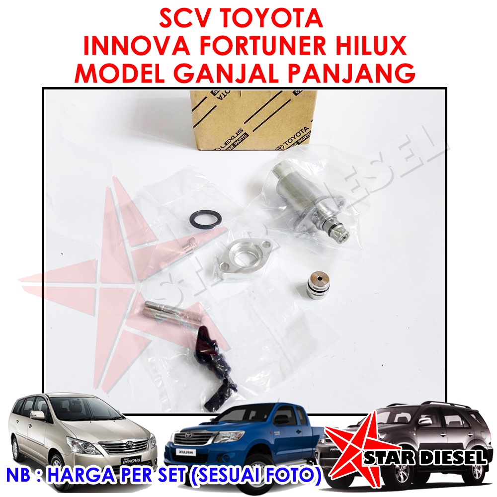 Jual SCV TOYOTA INNOVA FORTUNER HILUX MODEL GANJAL PANJANG SENSOR SCV ...