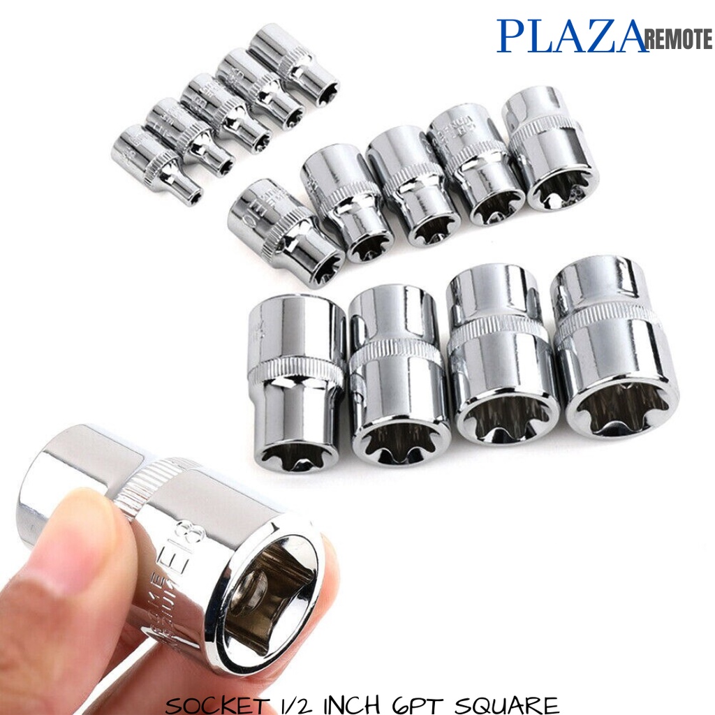 Jual MATA KUNCI SOCKET 1/2 INCH SQUARE SOK 8 MM CHROME VANADIUM ...