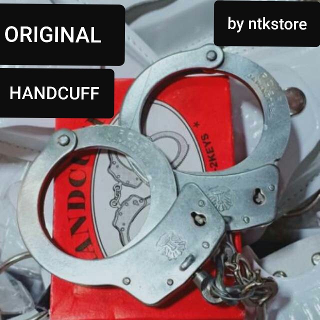 Jual HandCuff Borgol Tangan - BORGOL Polisi Satpam Security Double Lock ...