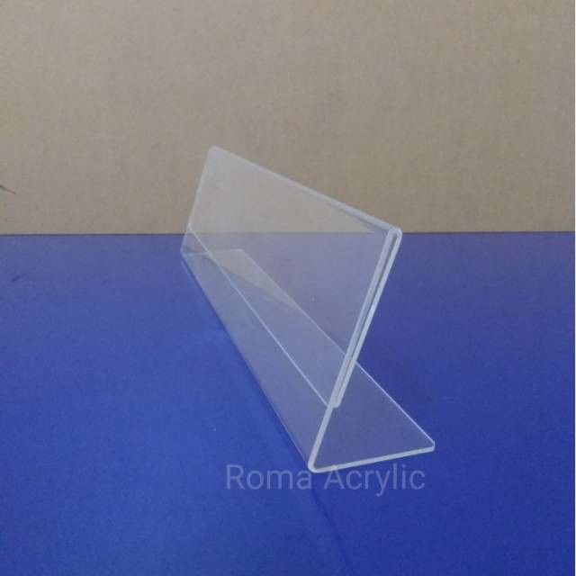 Jual Acrylic Sign Holder - Acrylic Papan Nama Meja 30 x 8.5 | Shopee ...