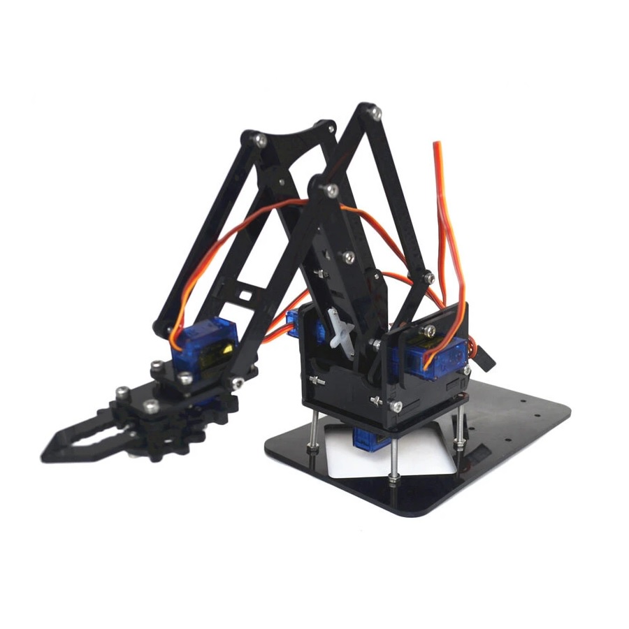 Jual Robotic Arm 4 DoF for Servo SG90 MG90 Lengan Robot - AIFRobotic ...