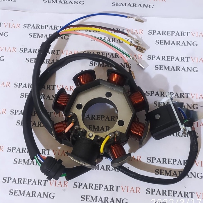 Jual Spul 8 pole jialing motor roda tiga Appktm kaisar 150Cc non ...