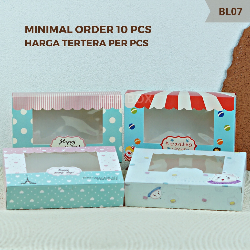 Jual Box Mika Donat / Box Kue Window / Box Brownies / Box Cake Jendela ...