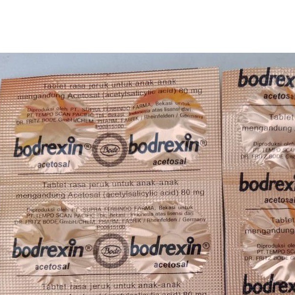 Jual BODREXIN TABLET - PER BOX / UNTUK DEMAM,PUSING ANAK | Shopee Indonesia