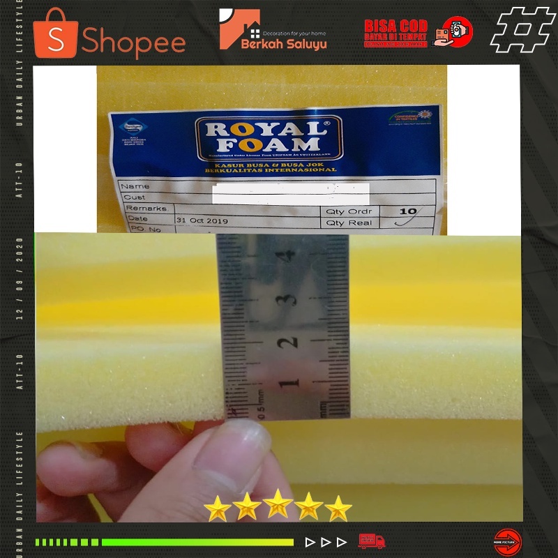 Jual BUSA ROYAL FOAM UKURAN 200 X 150 X 2 CM | Shopee Indonesia