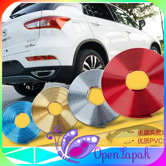 Jual LIST VELG MOBIL PELINDUNG VELG MOBIL RIM PROTECTOR 8 METER FULL ...