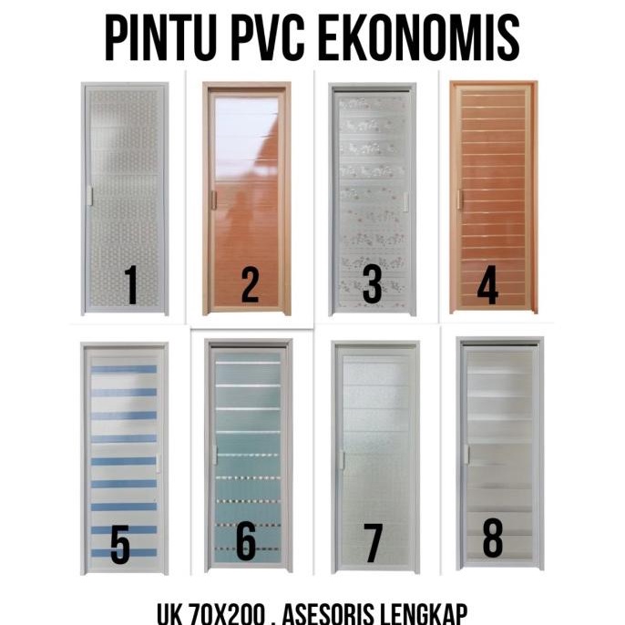 Jual pintu pvc kamar mandi | Shopee Indonesia
