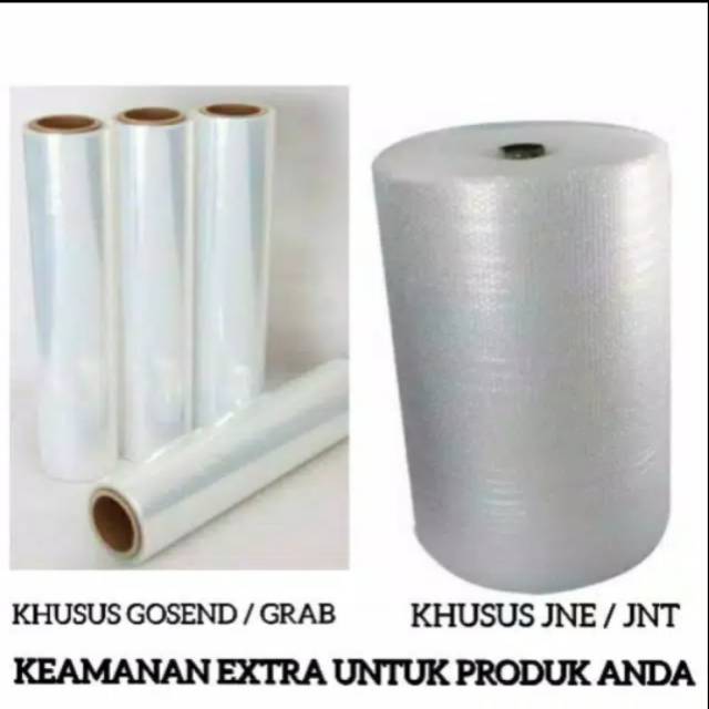 Jual BUBBLE WRAP JNE JNT / Plastic Wrapping GOSEND GRAB ( TAMBAHAN ...