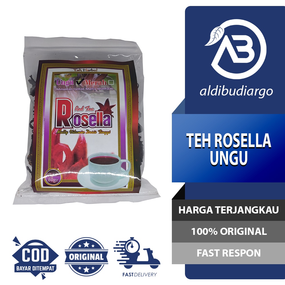Jual TEH ROSELLA KERING REBUS GODOK 50 GRAM ROSELLA TEA | Shopee Indonesia