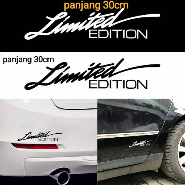 Jual Sticker cutting mobil sticker limited edition | Shopee Indonesia