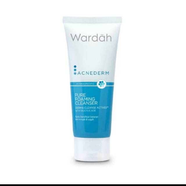Jual Wardah Acnederm pure foaming cleanser 60ml | Shopee Indonesia