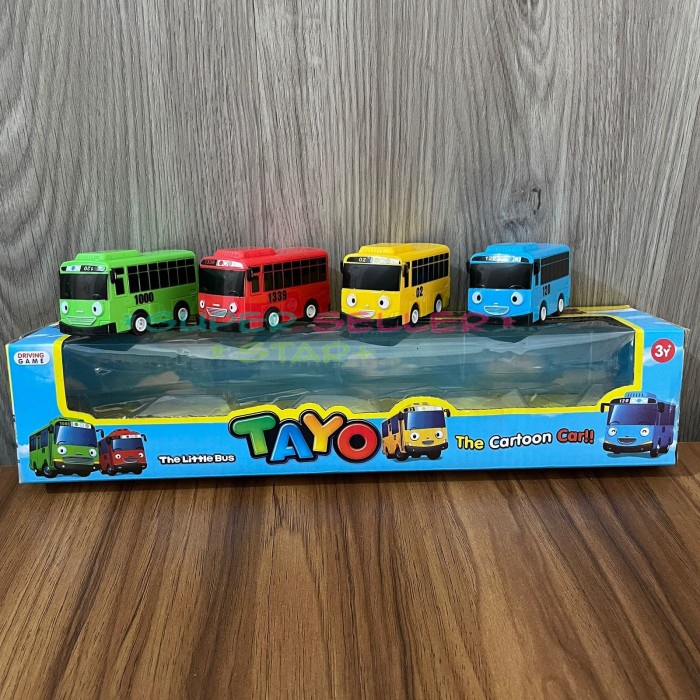 Jual MAINAN ANAK LAKI LAKI/MAINAN MOBIL TAYO ISI 4PCS/MAINAN TAYO SET ...
