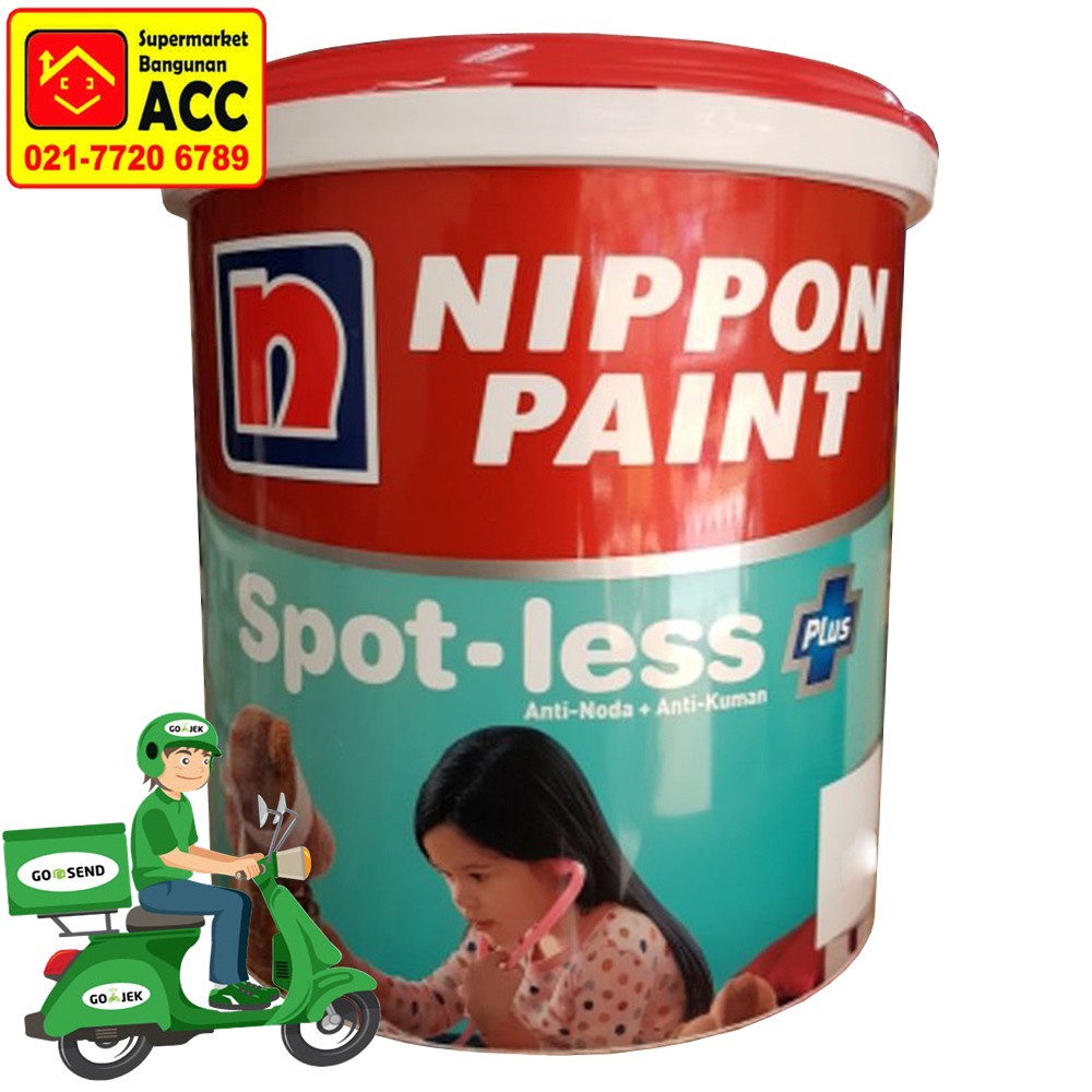 Jual Nippon Spotless Plus Cat Tembok Interior Tinting Warna Muda 20 ...