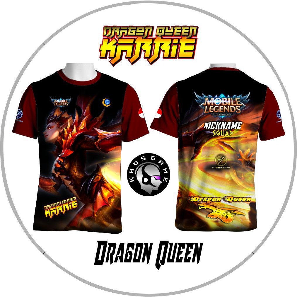 Jual Kaos Mobile Legends KARRIE | Skin Lengkap | Shopee Indonesia