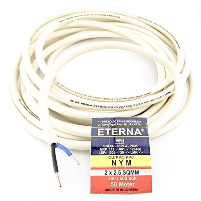 Jual Kabel Eterna NYM 2X2.5 Meteran | Shopee Indonesia